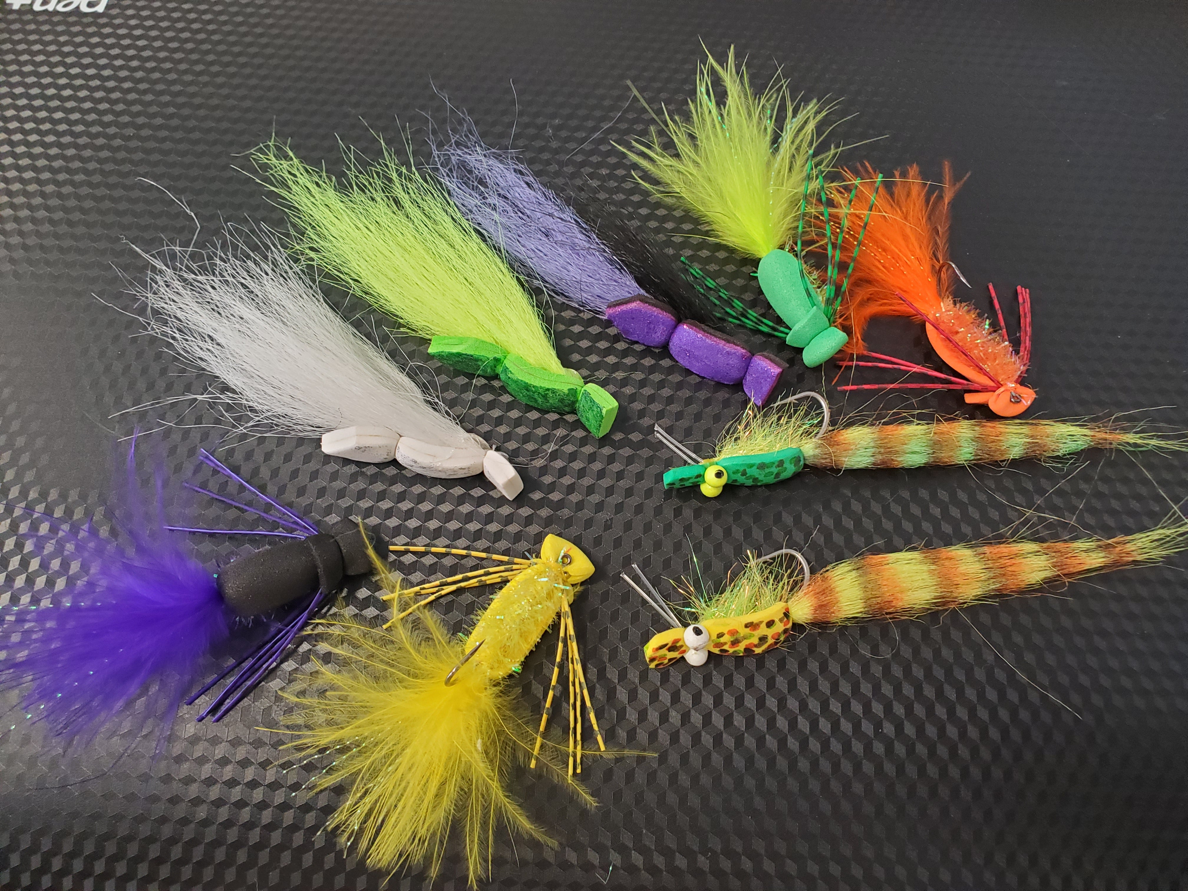 9 Gurgler Fly Selection, Garthside Gurgler Selection, Popper Fly ...