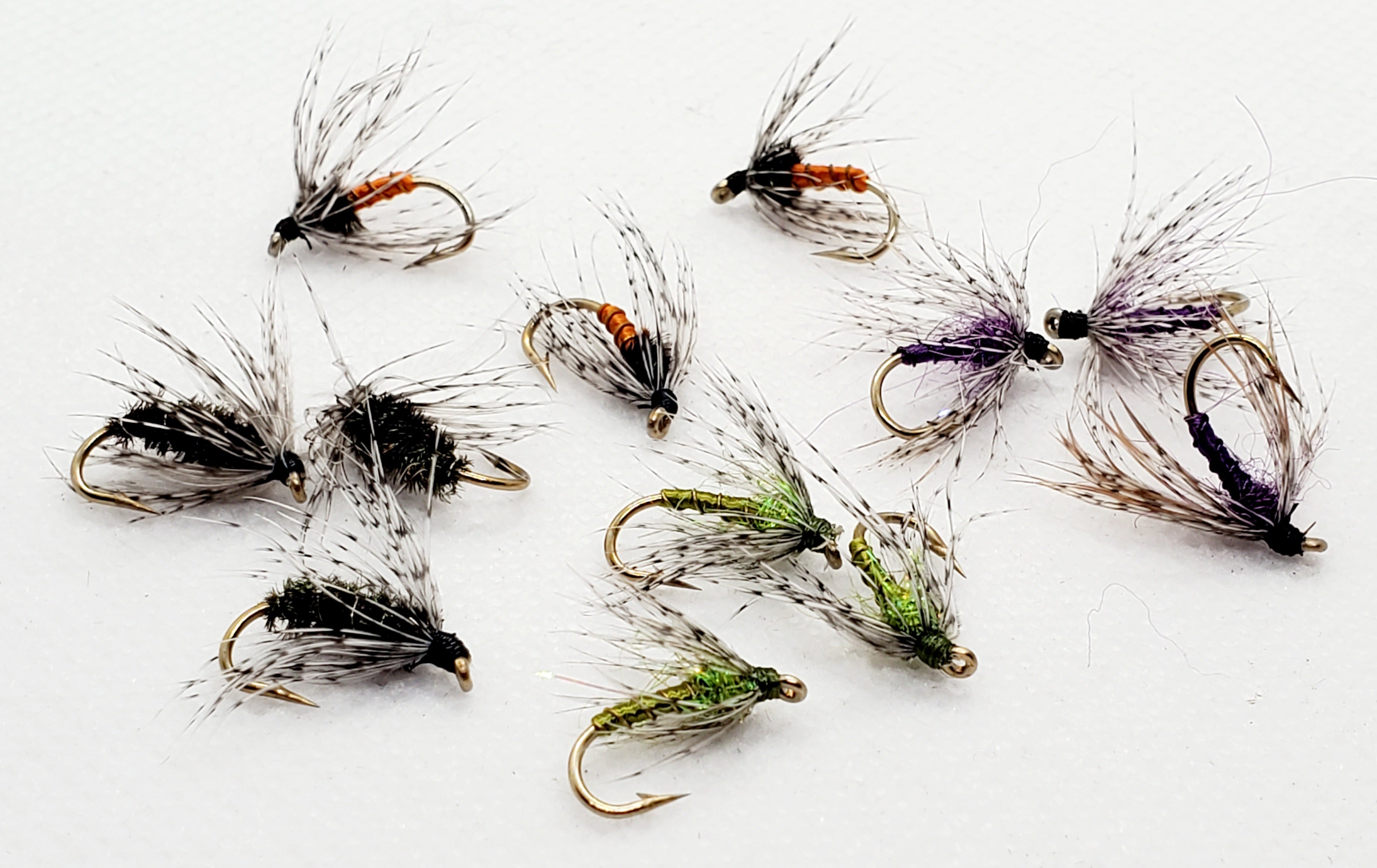 Soft Hackle Flies #12, 4 Colors, Partrige and Orange – Baxter House ...