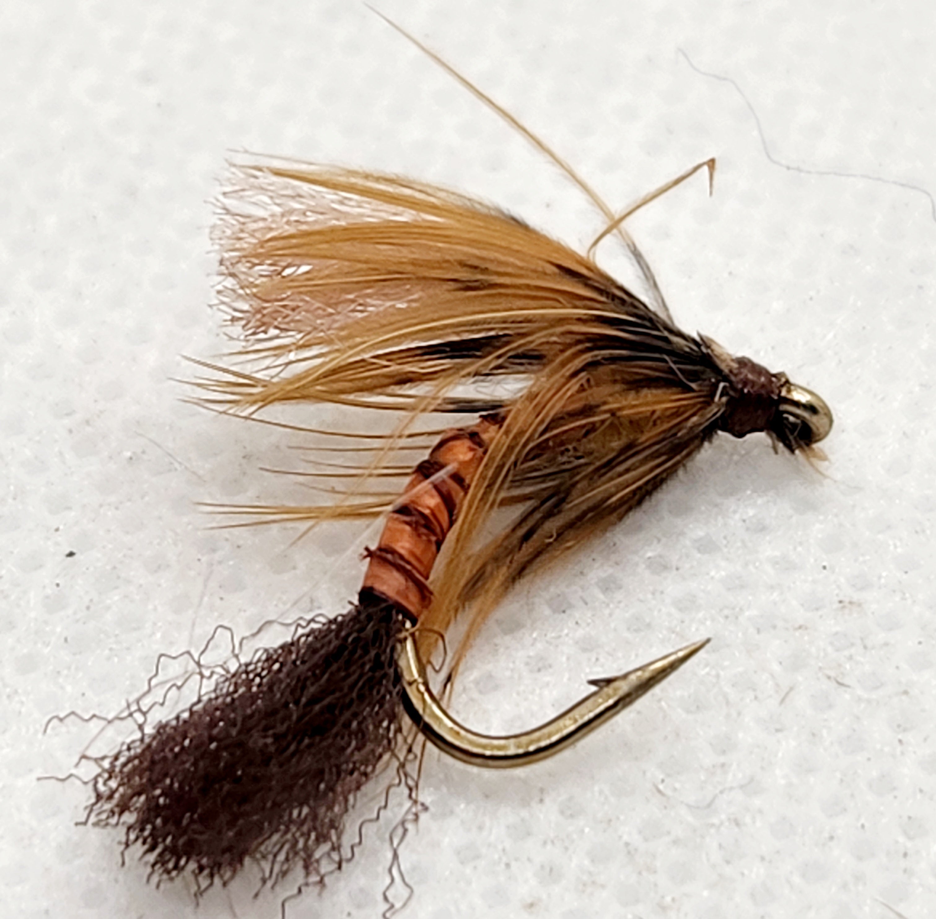 March Brown Emerger Fly, Ken's Sunken March Brown Emerger, March Brown ...