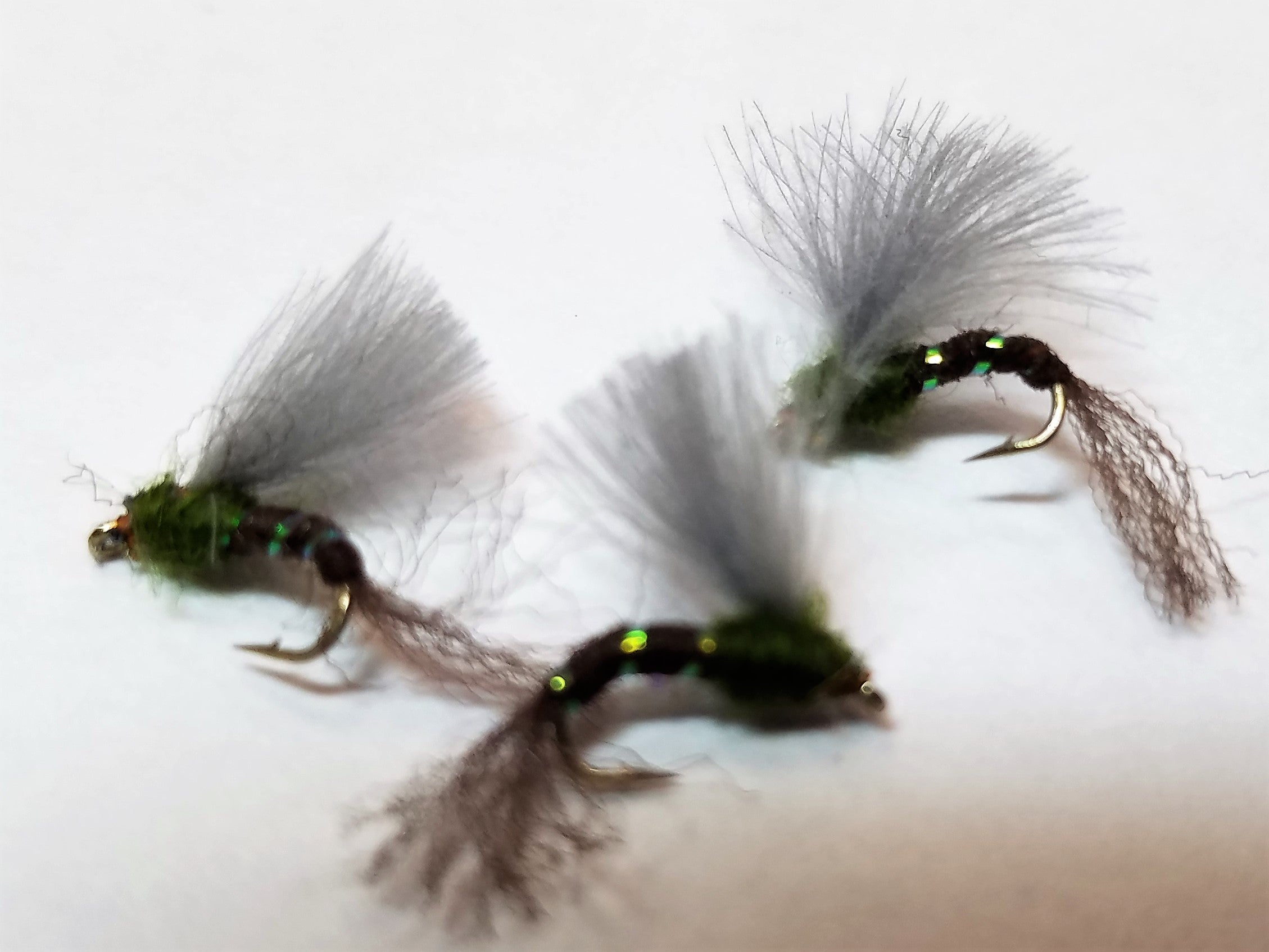 Blue Wing Olive Emerger Fly, CDC Blue WIng Olive Emerger, BWO Emerger ...
