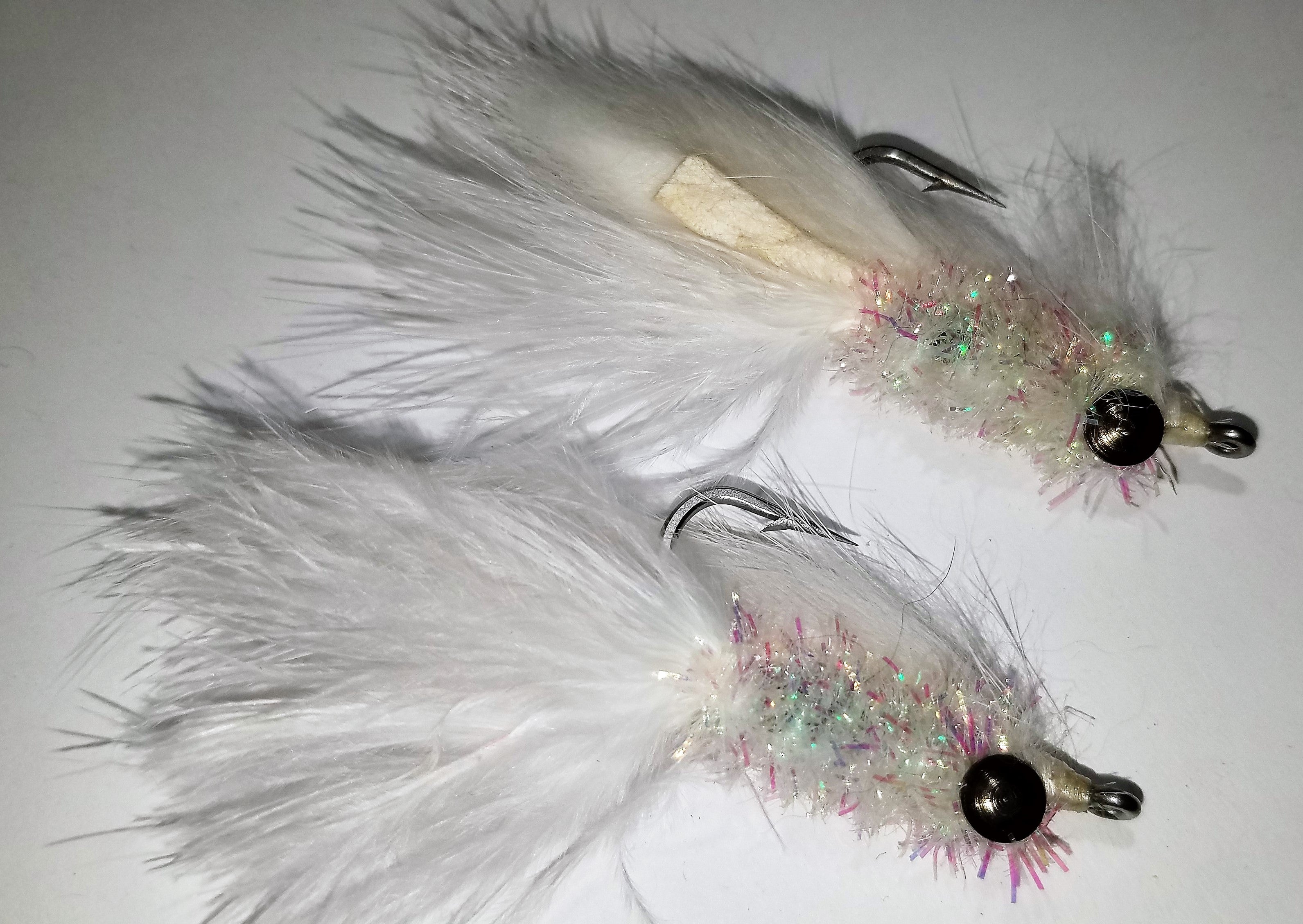 White Bait Streamer Fly SELECTION, Saltwater White Bait, Fresh Water W ...