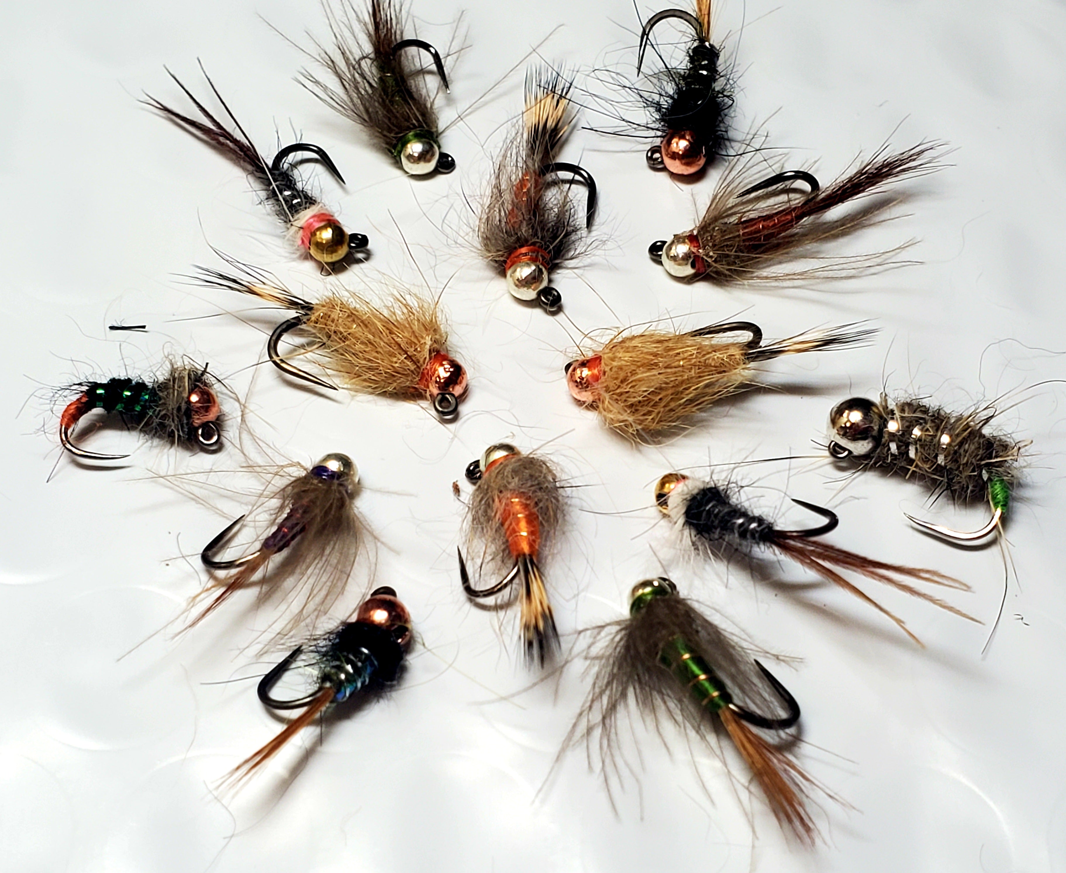Tungsten Trout Jig Selection #2, Trout Jig, Trout Jig Nymph, 14 Trout ...